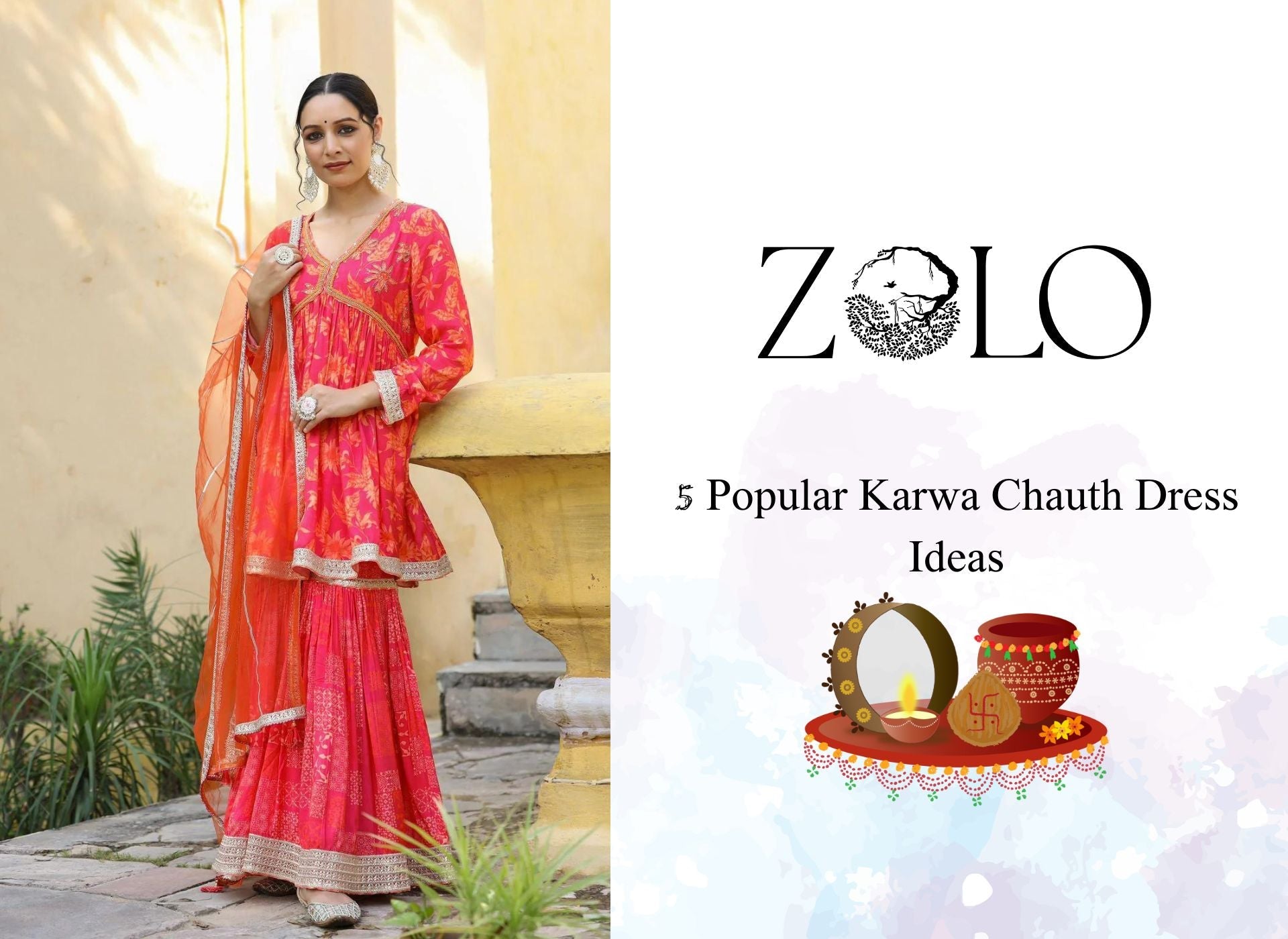 5 Popular Karwa Chauth Dress Ideas | Women Dresses | Zolo – ZoloLabel 5 Popular Karwa Chauth Dress Ideas | Women Dresses | Zolo – ZoloLabel