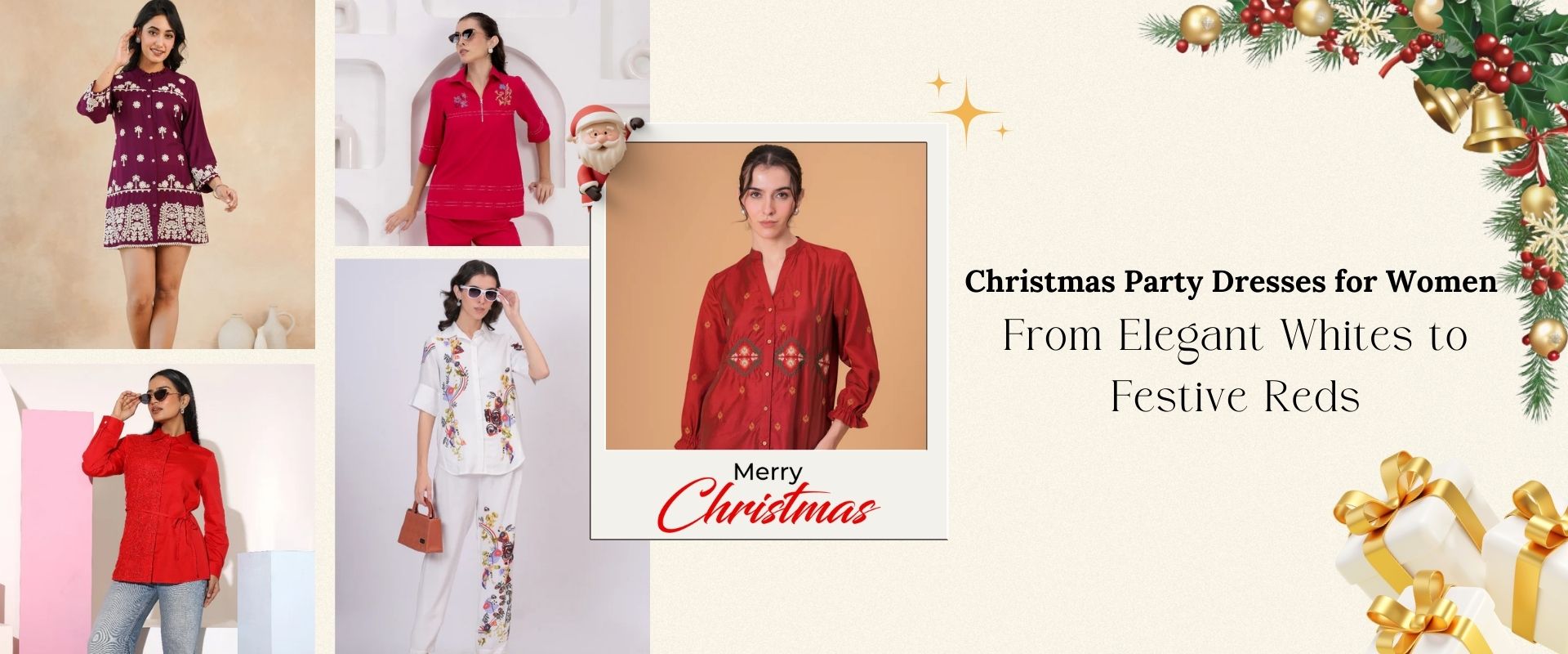 Christmas Party Dresses for Women: From Elegant Whites to Festive Reds ...